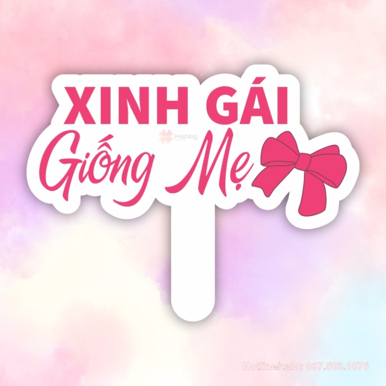 Hashtag Happy Birthday (có nhiều mẫu) - Hashtag Cầm Tay