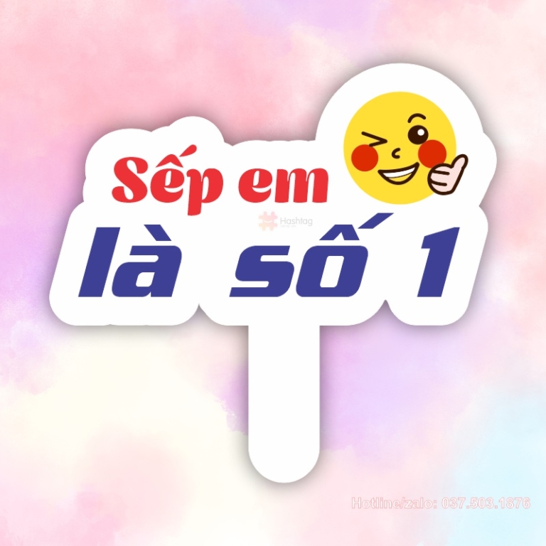 Hashtag Happy Birthday (có nhiều mẫu) - Hashtag Cầm Tay