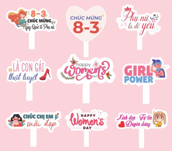 Hashtag 8/3, hashtag cầm tay ngày Quốc tế Phụ nữ đẹp 2025
