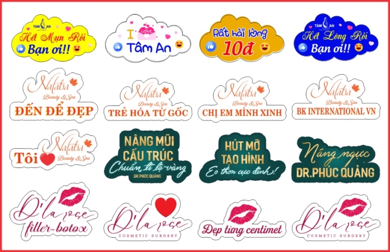 Hashtag spa, bộ hashtag cho cửa hàng spa thẩm mỹ làm đẹp