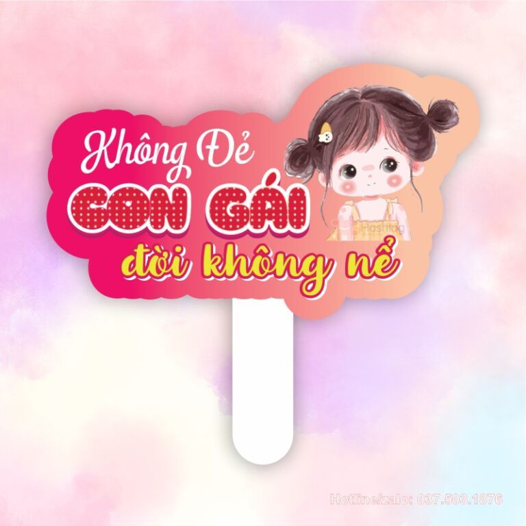 Hashtag Happy Birthday (có nhiều mẫu) - Hashtag Cầm Tay
