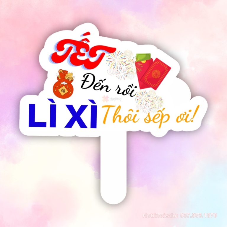 Hashtag Cầm Tay Đẹp, Chuyên Thiết Kế & in Hashtag #1 Vietnam