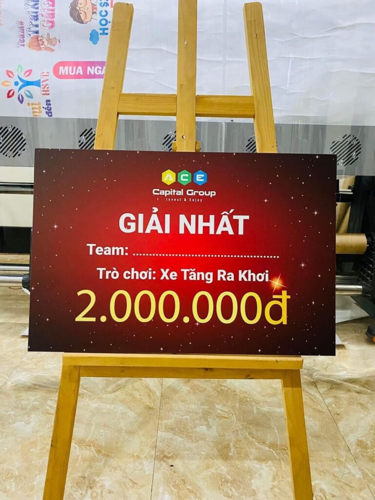 In Bảng Trao Giải Thưởng Dày 5 ly Đẹp, Chuẩn Màu Sắc 2025