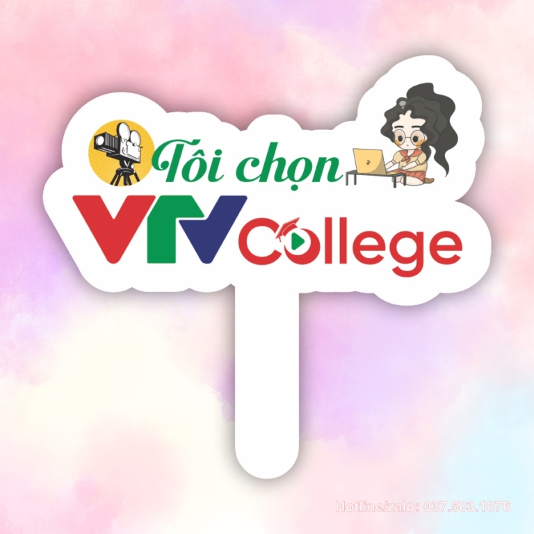 Hashtag cầm tay Trường Cao đẳng Truyền hình VTV College - Hashtag Cầm Tay