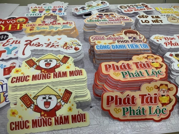 In hashtag Tết đẹp, độc đáo, vui nhộn, mẫu hastag Tết 2025