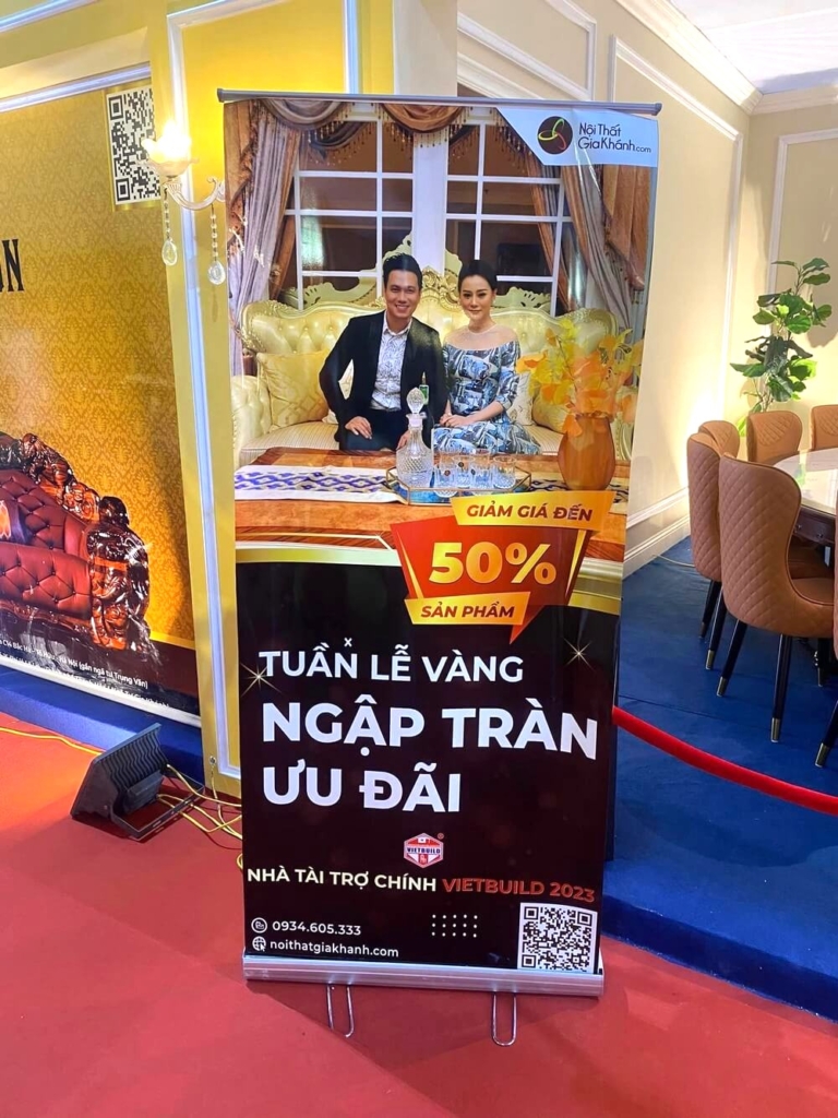 In standee Hà Nội giá tốt, làm standy lấy ngay trong 60 phút