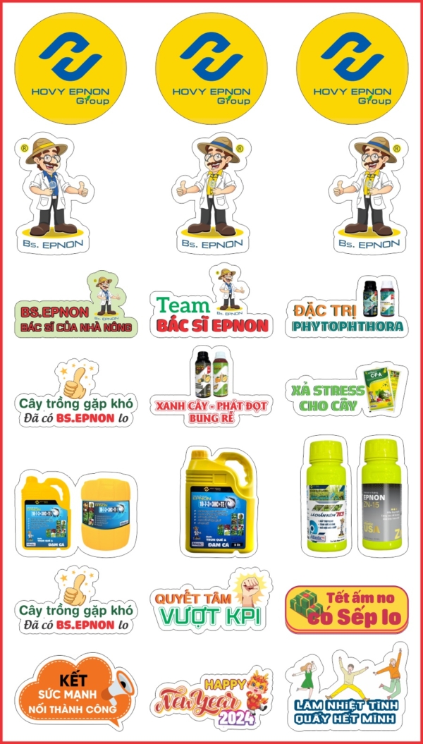Hashtag cầm tay HOVY EPNON Group - Hashtag Cầm Tay