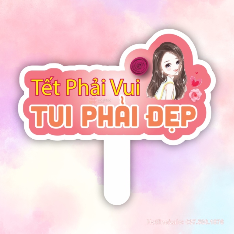 Hashtag Tết phải vui tui phải đẹp - Hashtag Cầm Tay