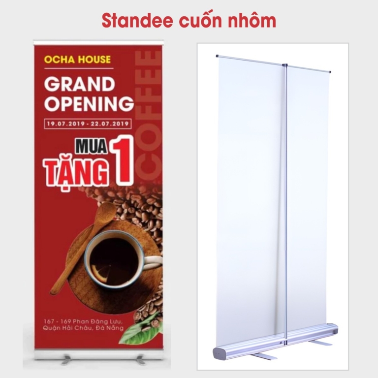 Standee để bàn (Menu Mica) kích thước A4, A5, A6 bền đẹp