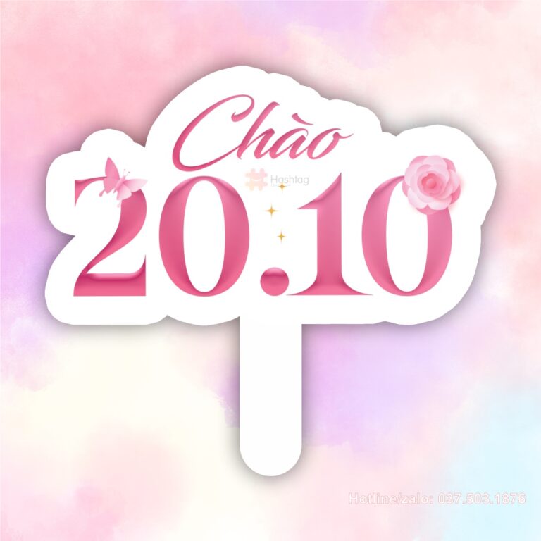 Hashtag chào 20/10 - Hashtag Cầm Tay