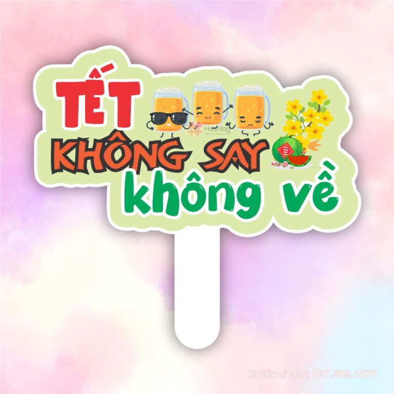 Hashtag Cầm Tay Đẹp, Chuyên Thiết Kế & in Hashtag #1 Vietnam